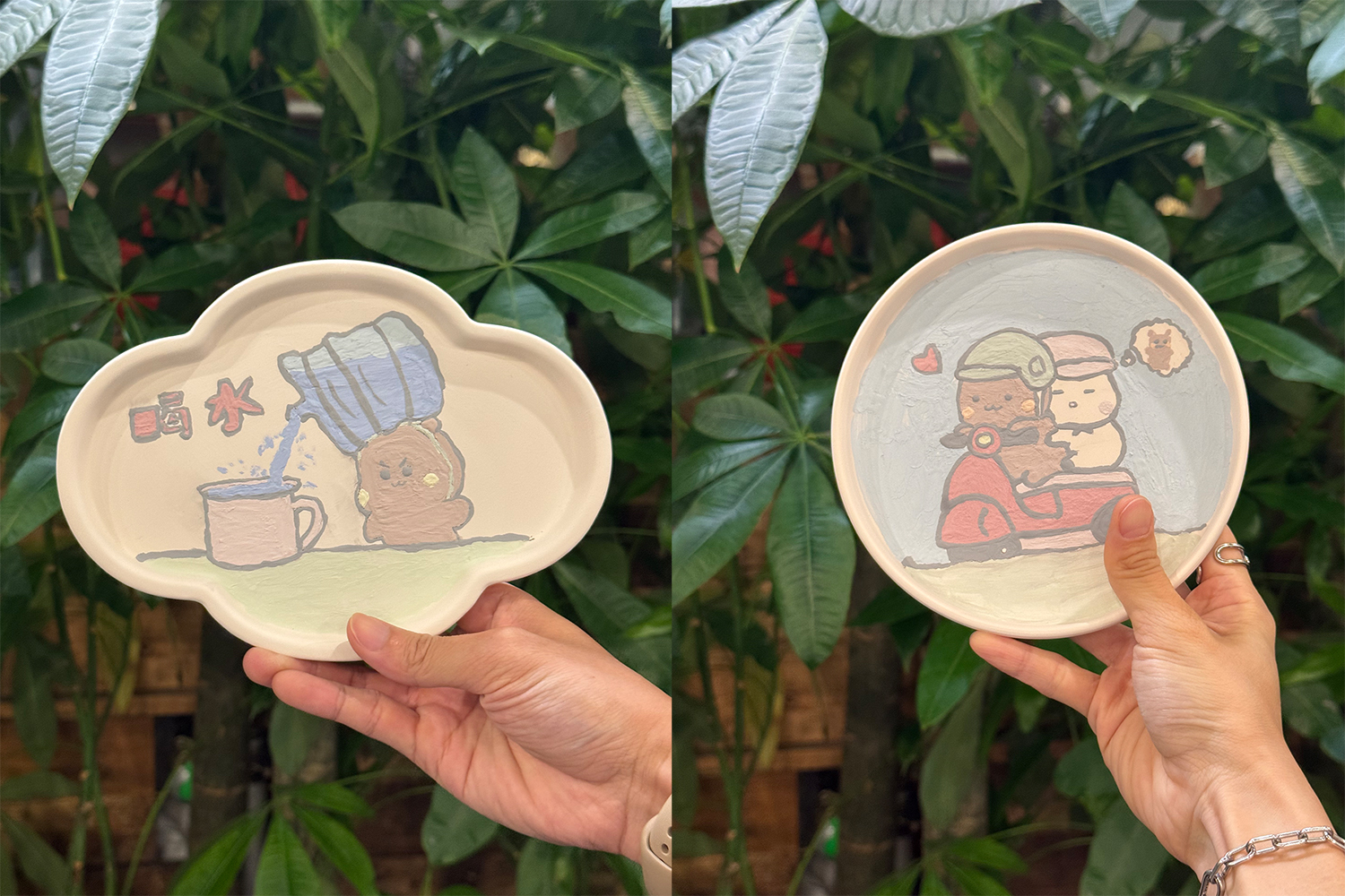 Clayful Art Cafe Orchard Central Review | Pottery Painting Date Idea ...